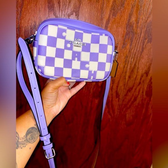 Coach | Bags | Coach Mini Jamie Checkered Camera Bag Limited Edition ...